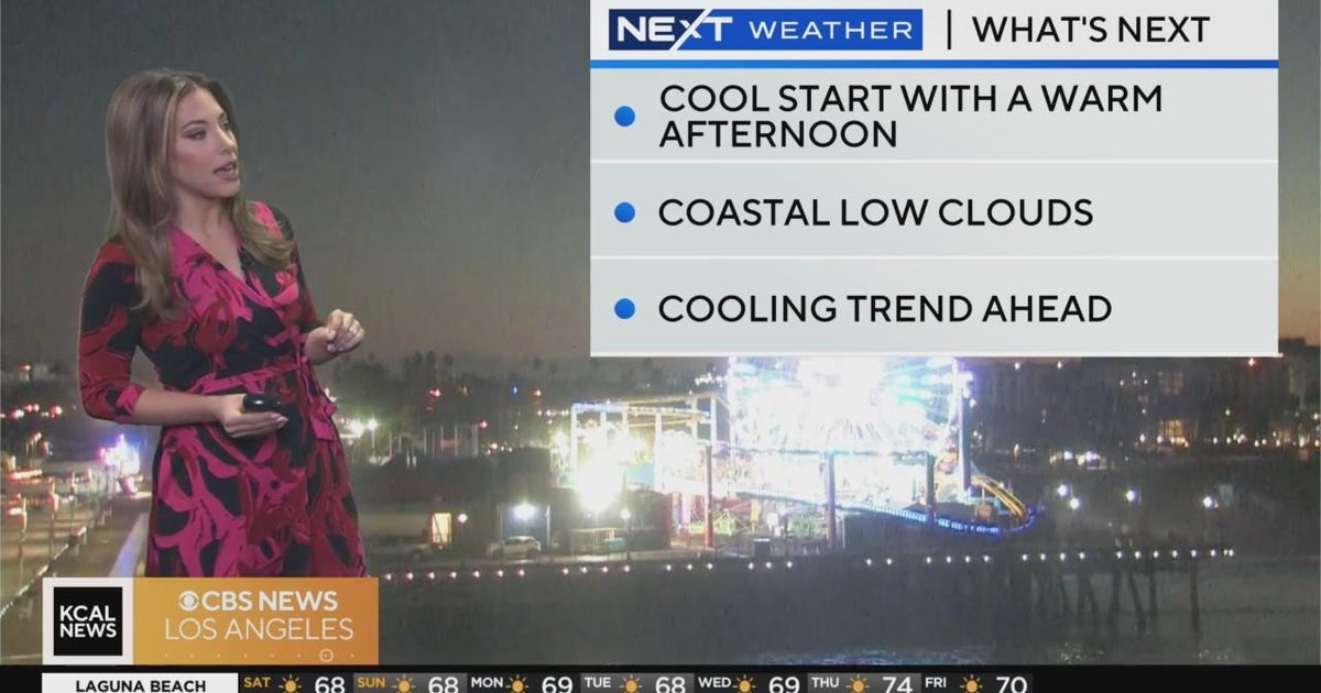 Alex Biston's weather forecast (Nov. 4) - CBS Los Angeles