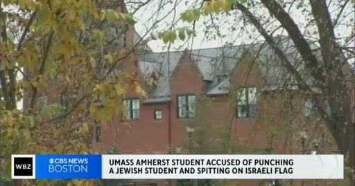 UMass Amherst student accused of punching Jewish student - CBS Boston