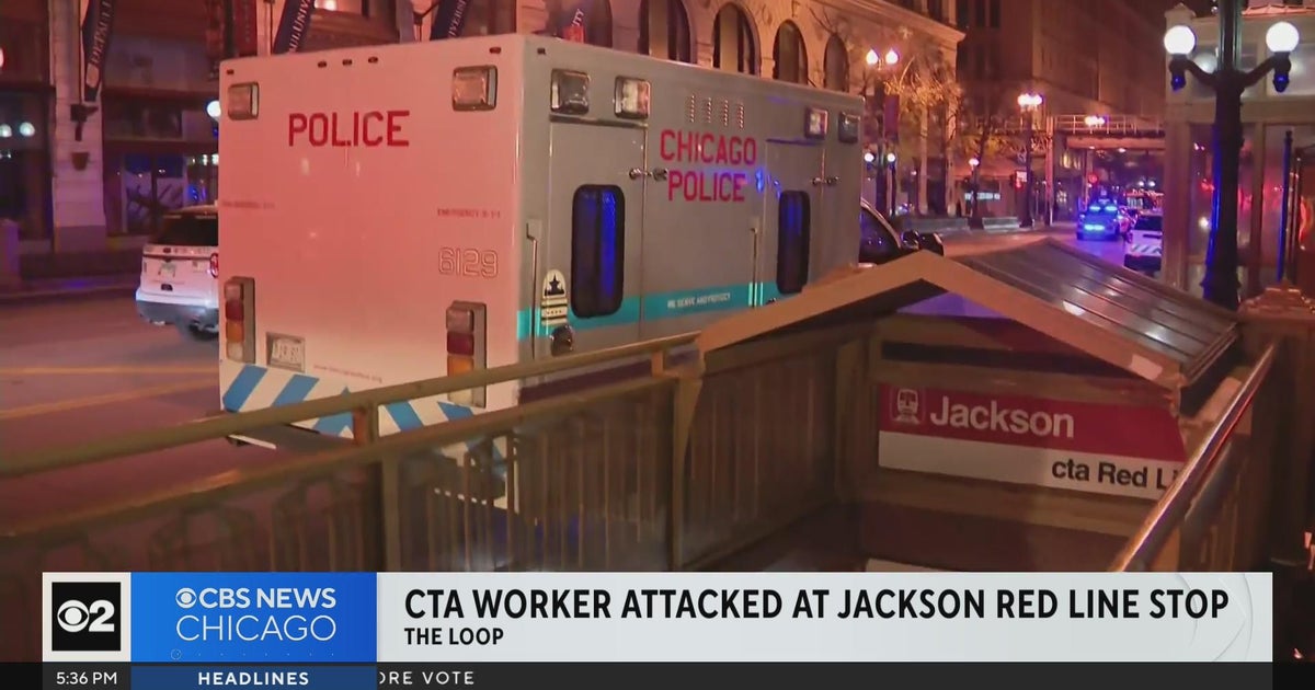 CTA worker attacked at Jackson Red Line stop - CBS Chicago