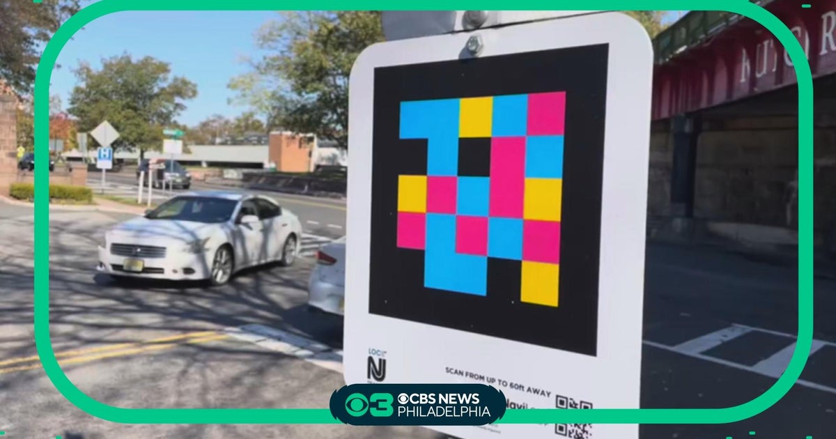 New NJ transit QR code signs; new pilot program in New Brunswick - CBS ...