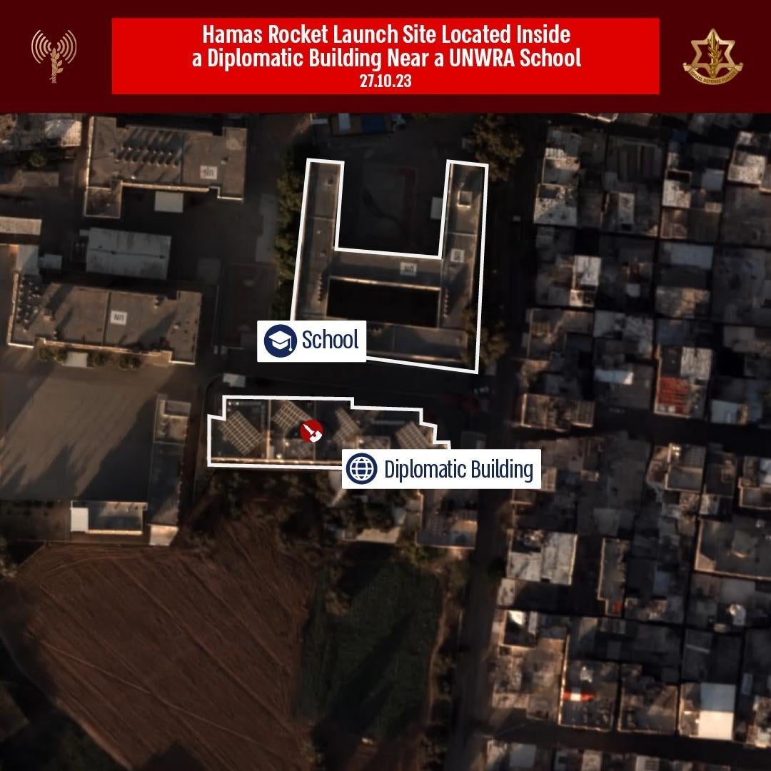 Israel says these photos show how Hamas places weapons in and near U.N ...