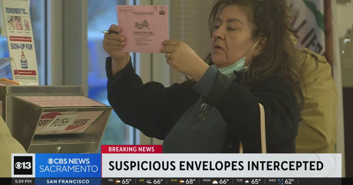 Suspicious envelope headed to Sacramento election office intercepted by ...