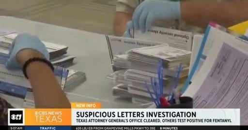 Officials investigating suspicious letters - CBS Texas
