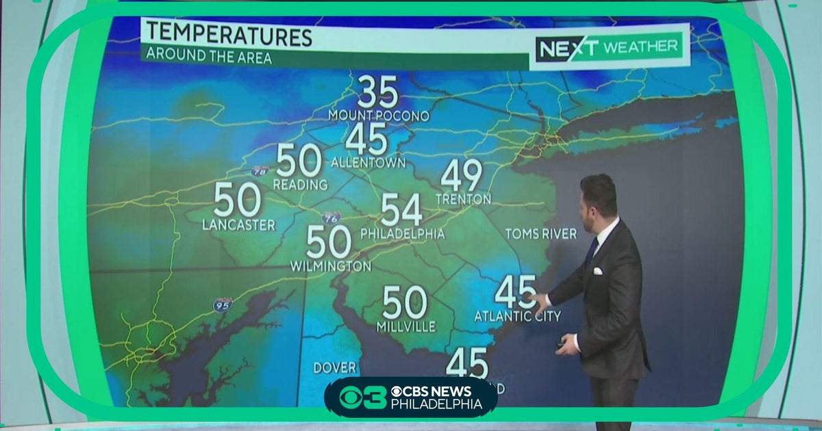 NEXT Weather: Coldest night yet with a few high clouds - CBS Philadelphia