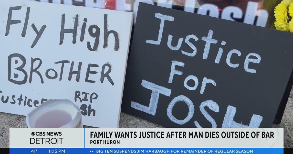 Family wants justice after man dies outside Port Huron bar - CBS Detroit