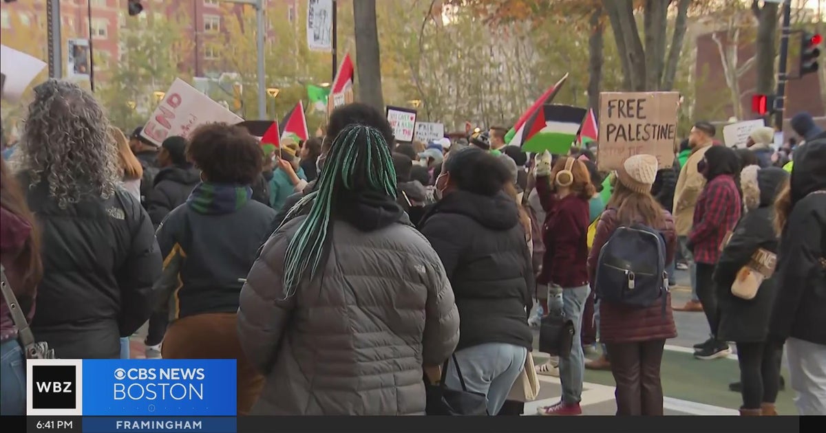 Boston rally calls for ceasefire in Gaza - CBS Boston