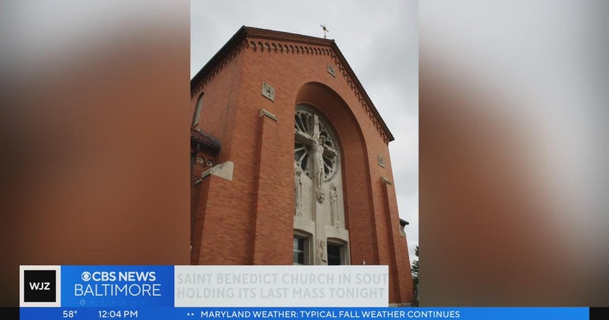 St. Benedict Church to hold final mass tonight - CBS Baltimore