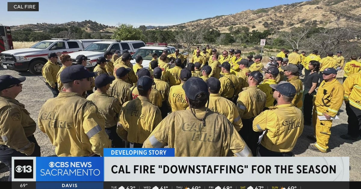 Cal Fire decreasing staffing for the season with fire risk low - CBS ...