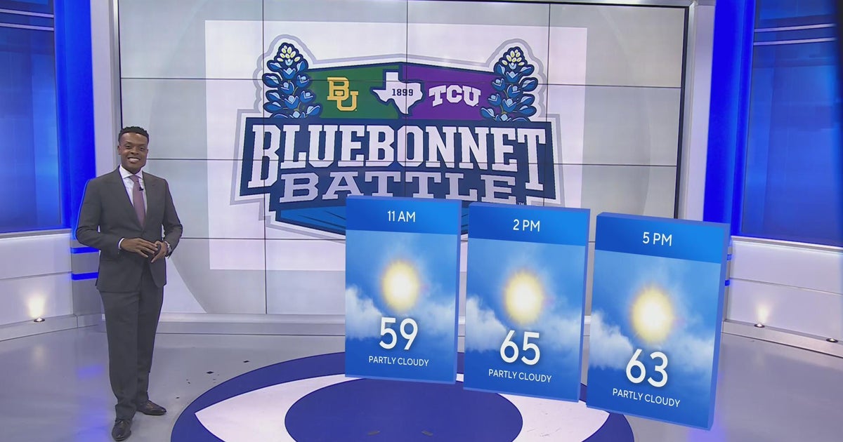 Bluebonnet Battle forecast: Warm, partly cloudy - CBS Texas