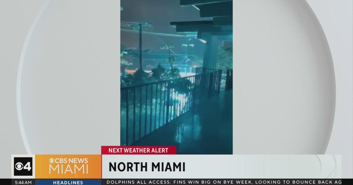 Heavy rain, gusty winds caused damage across South Florida - CBS Miami