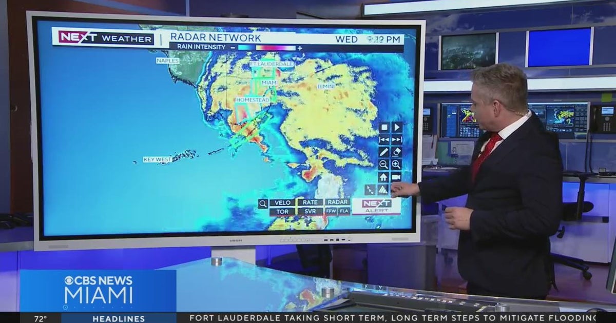 Flash Flood Warning extended for Miami-Dade, Broward - CBS Miami