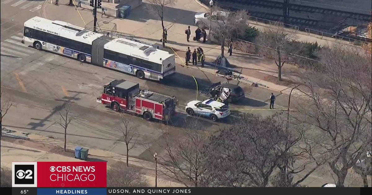 SUV involved in CTA bus crash - CBS Chicago