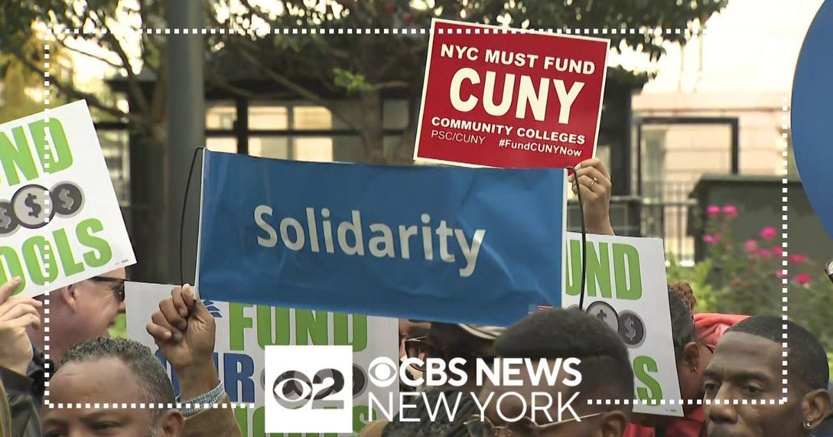 Protesters Rally Against New York City Budget Cuts Cbs New York