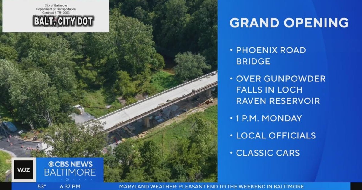 Baltimore leaders to celebrate grand opening of Phoenix Road Bridge ...