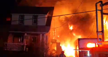 North Braddock fire destroys as many as 5 houses and garage - CBS ...