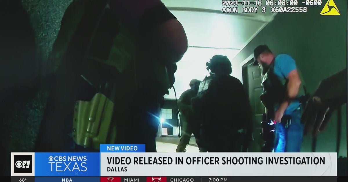 Video released in Dallas officer shooting investigation - CBS Texas
