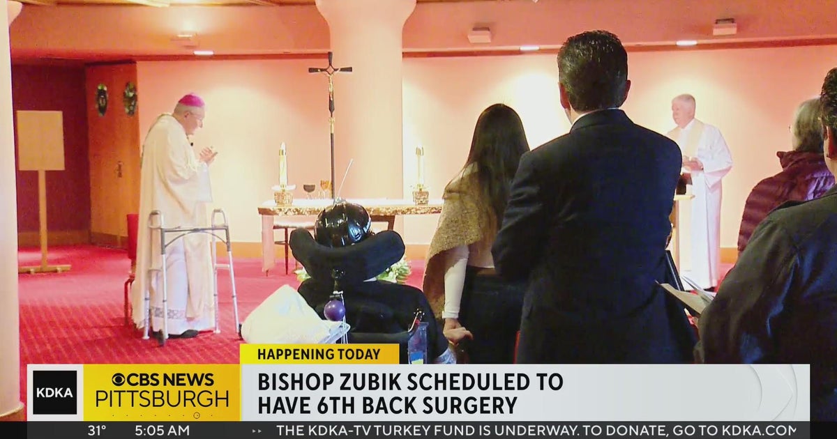 Bishop David Zubik set to undergo sixth back surgery - CBS Pittsburgh