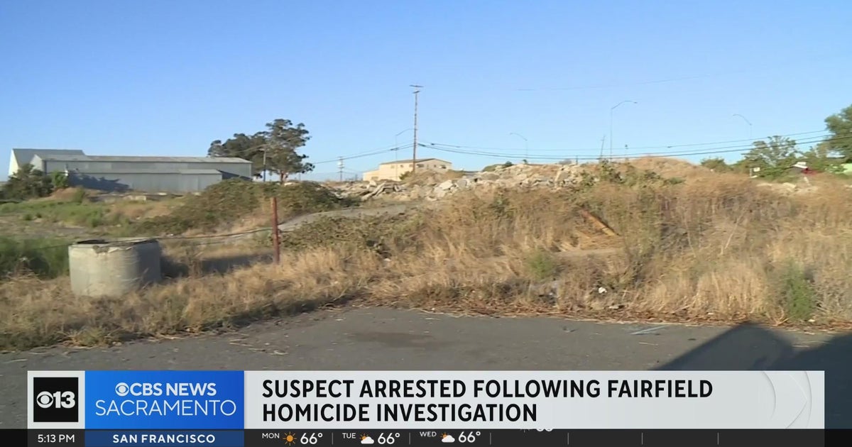 Suspect arrested after Fairfield homicide investigation - CBS Sacramento