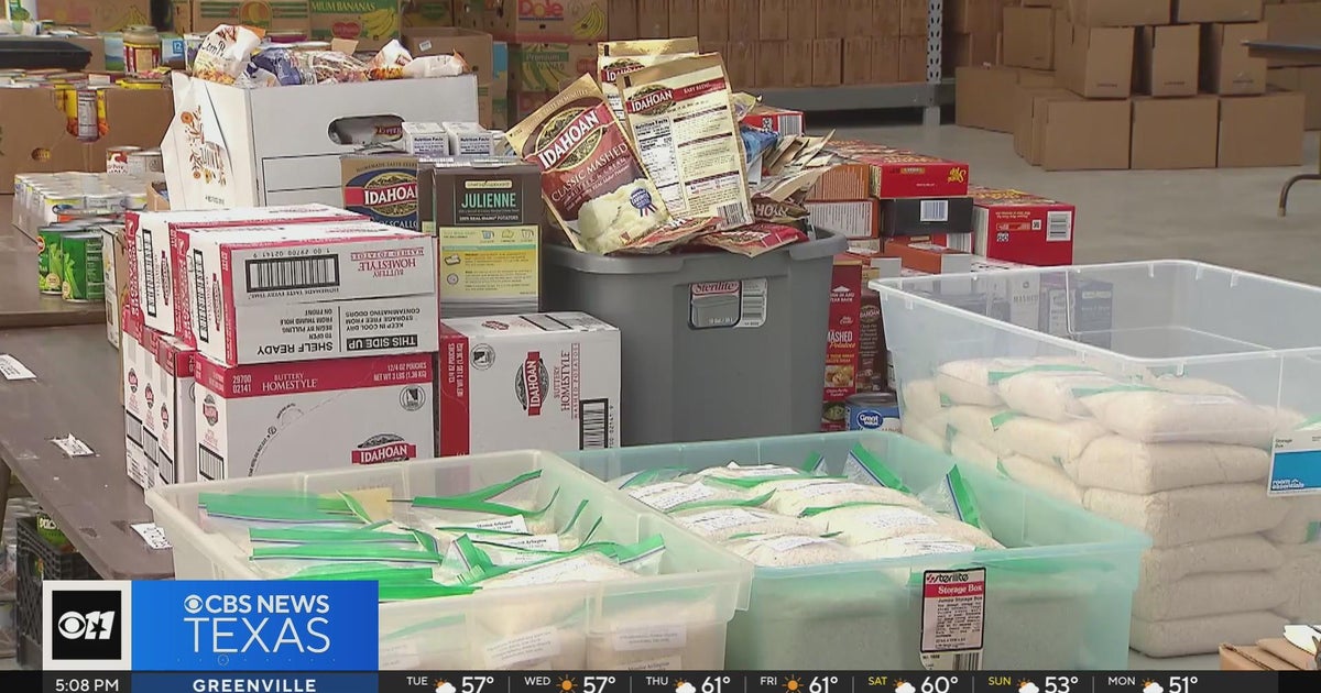 North Texas food banks noticing increase in need this year - CBS Texas