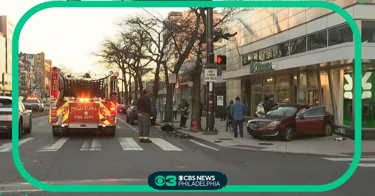 At least 3 injured in Spring Garden crash - CBS Philadelphia