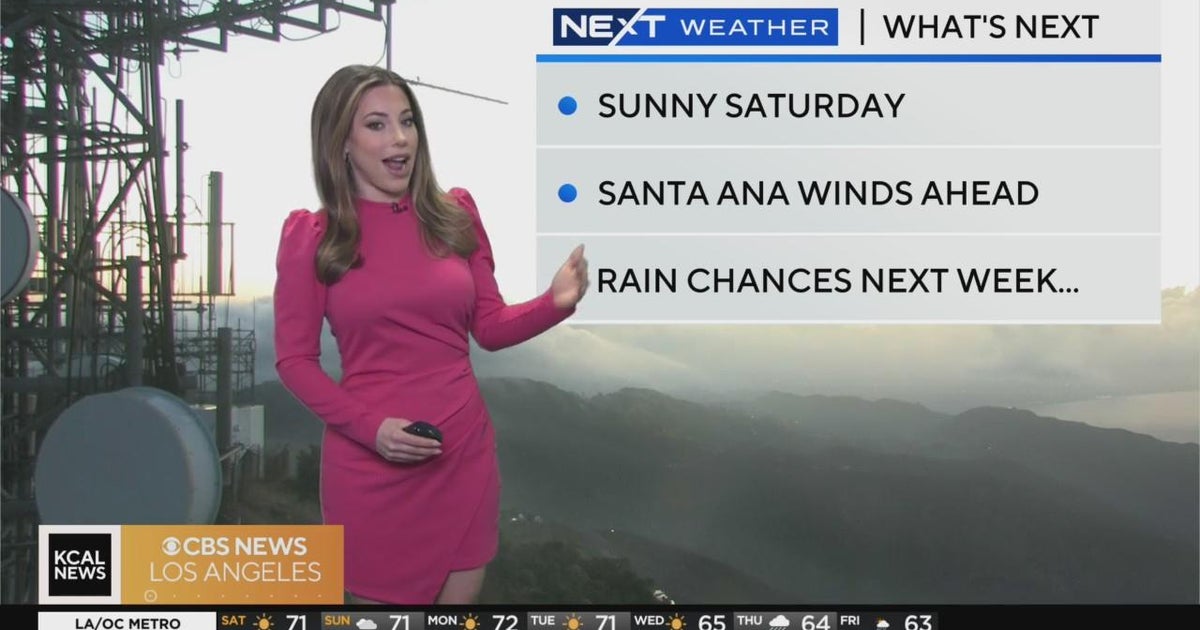 Alex Biston’s weather forecast (Nov. 25) - CBS Los Angeles