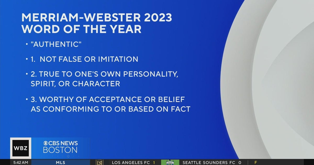 Merriam-Webster names 2023 word of the year - CBS Boston