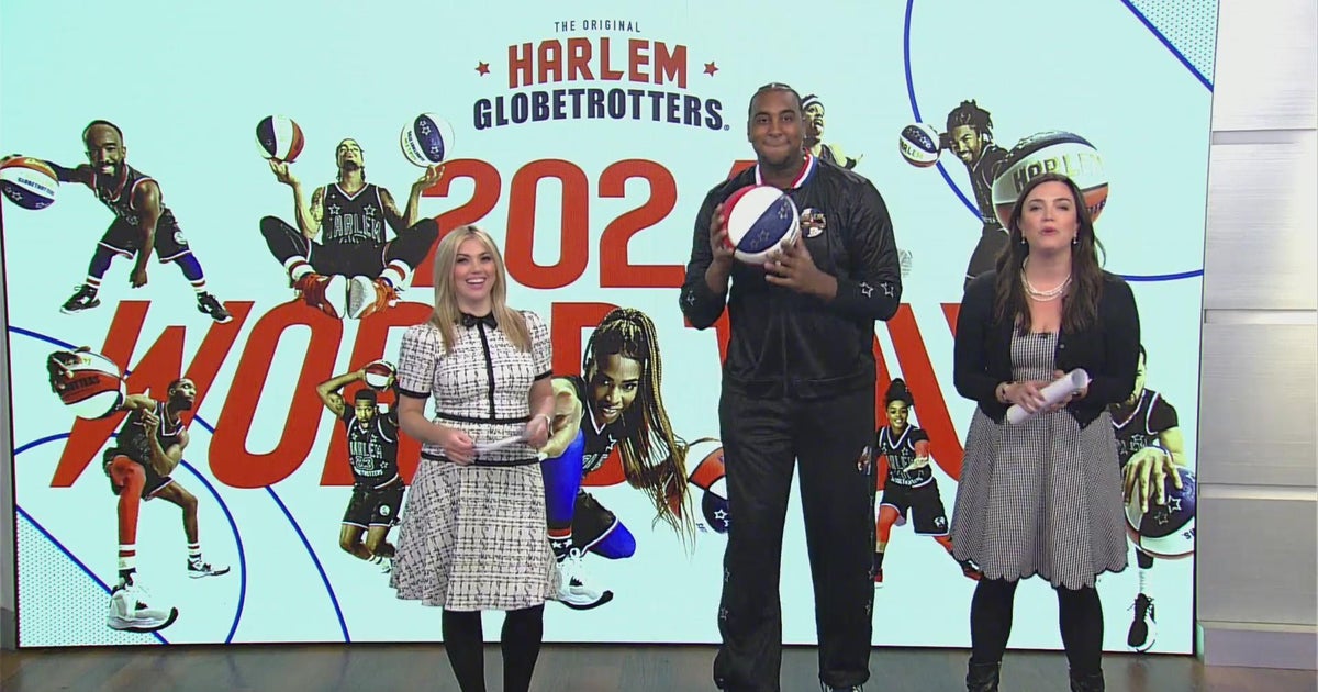 The Harlem Globetrotters stop by the PTL studios - CBS Pittsburgh