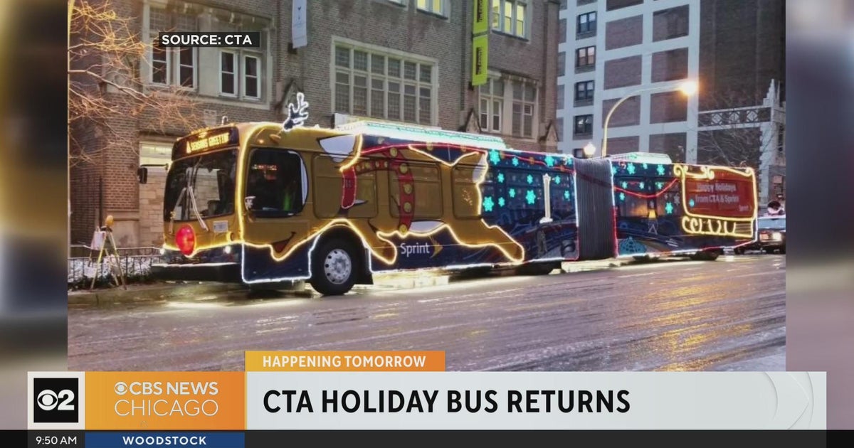 CTA Holiday Bus returns Tuesday - CBS Chicago
