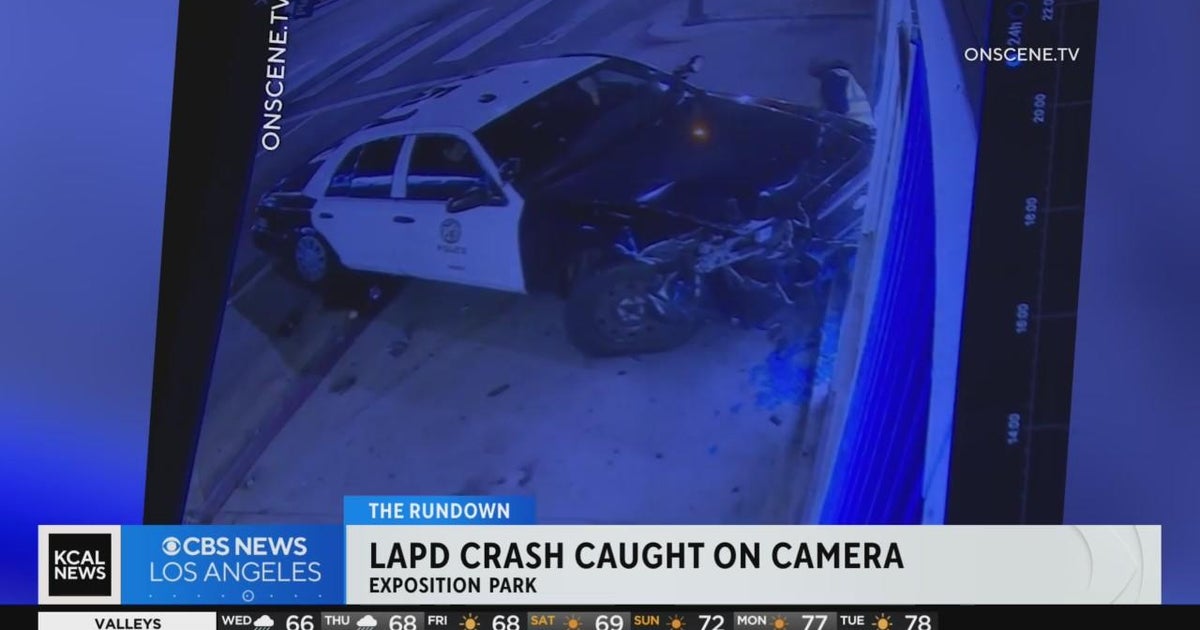 LAPD crash caught on camera, standoff with Uber rider, Laguna Beach ...