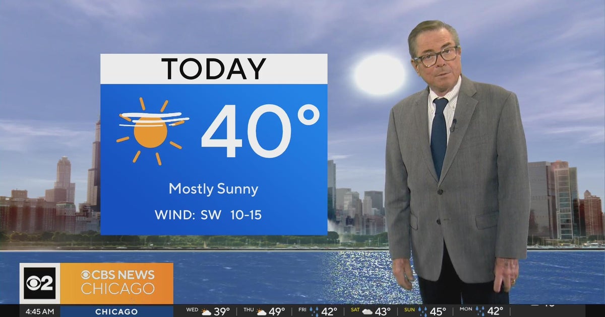 Chicago First Alert Weather: Wednesday warmup - CBS Chicago