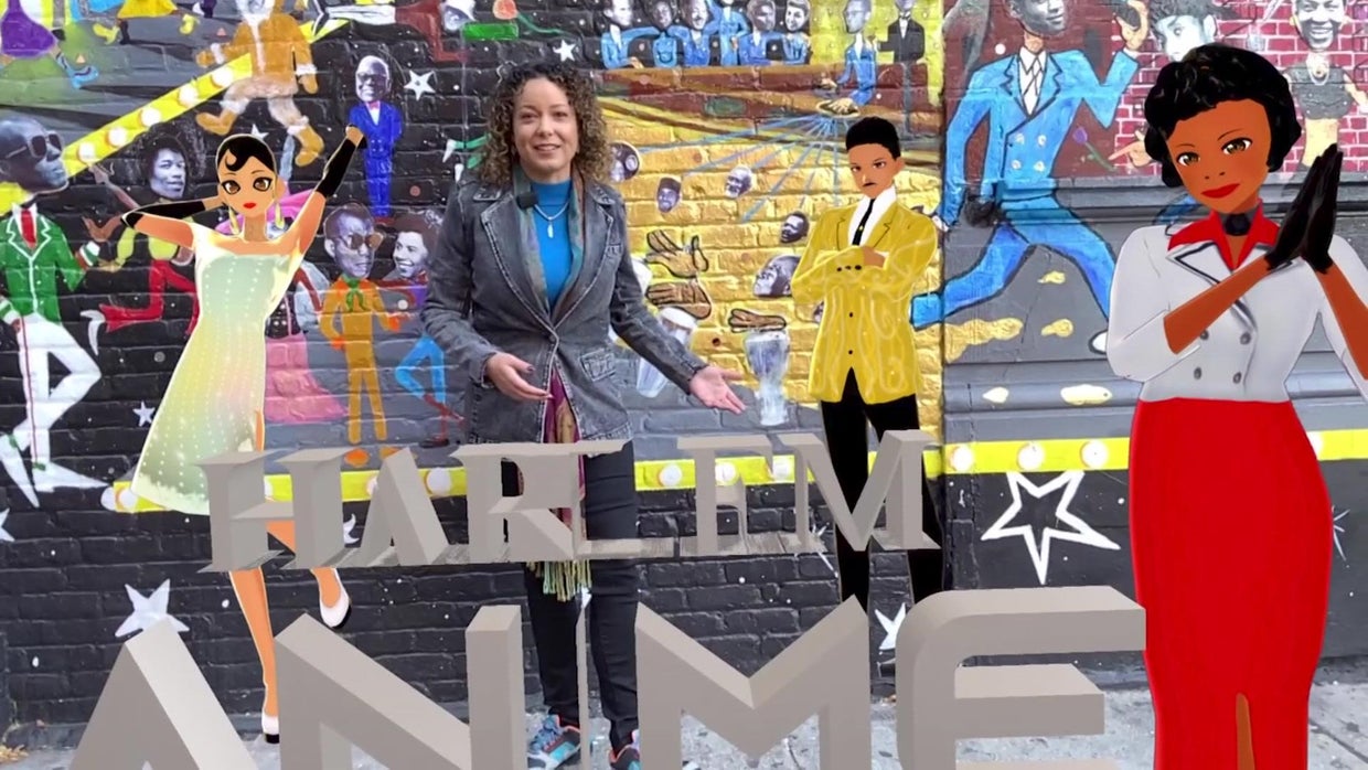 Planet Harlem mural gets animated through augmented reality - CBS New York