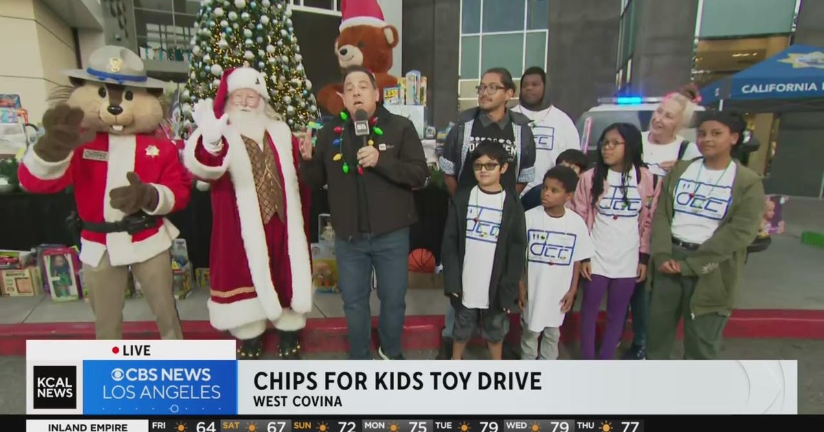 Santa Claus joins CHiPs For Kids toy drive at the Plaza West Covina ...