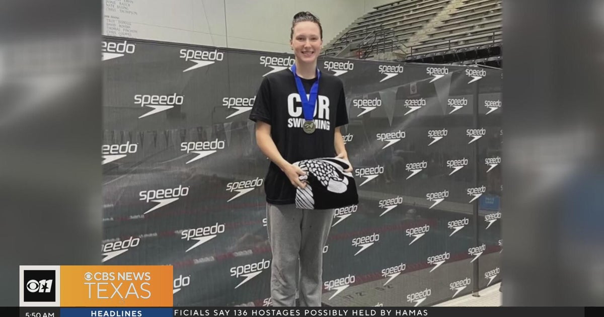 Top-ranked swimmer in Texas talks legacy, what's next - CBS Texas