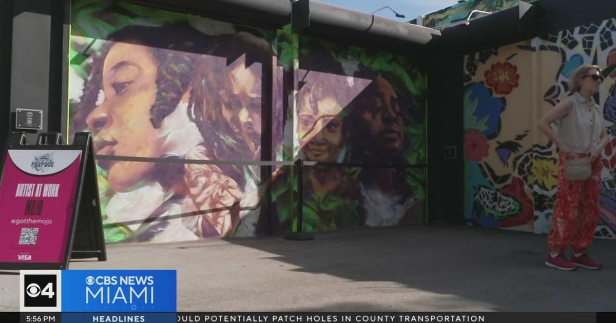 Miami Art Week: From Murals to million-dollar works - CBS Miami