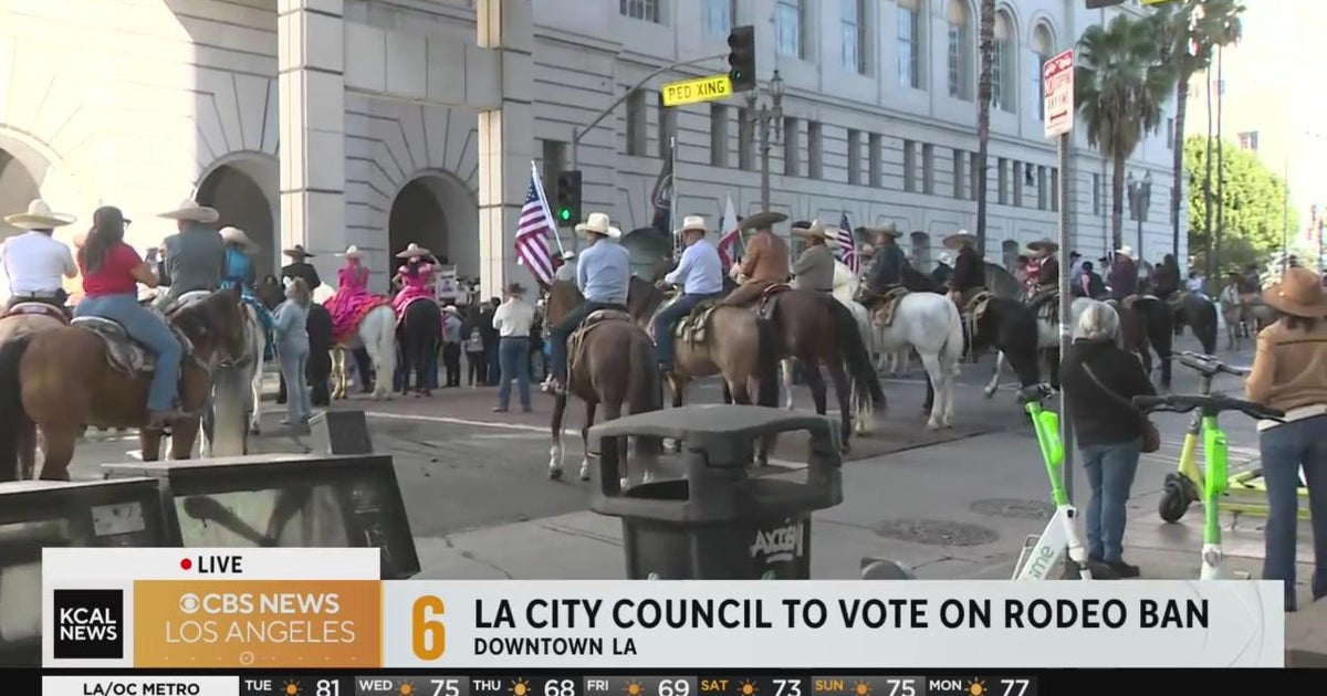 LA City Council to vote on rodeo ban on Tuesday - CBS Los Angeles