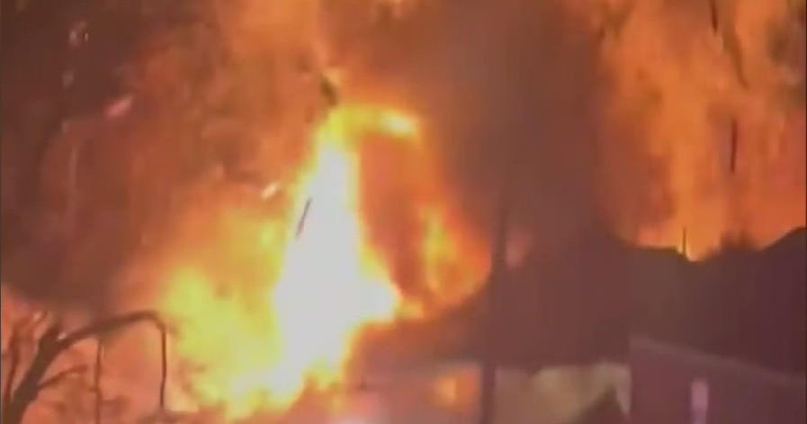 Home explodes violently in Arlington, Virginia - CBS Chicago