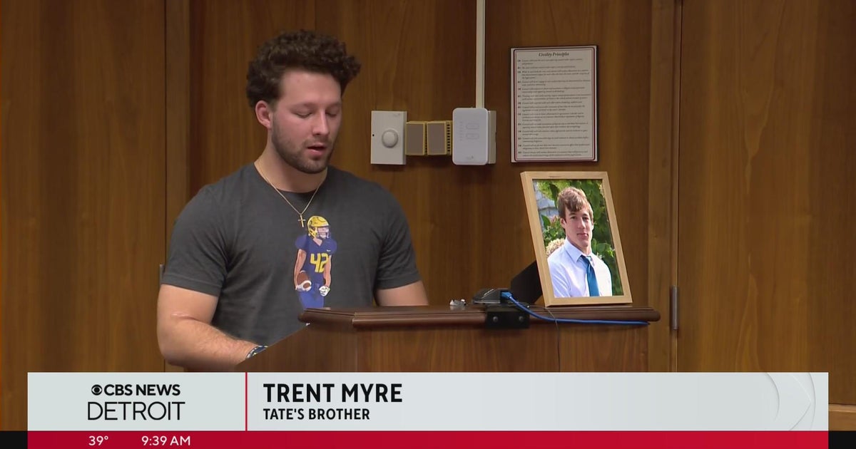 Family of Oxford High School shooting victim Tate Myre delivers impact ...