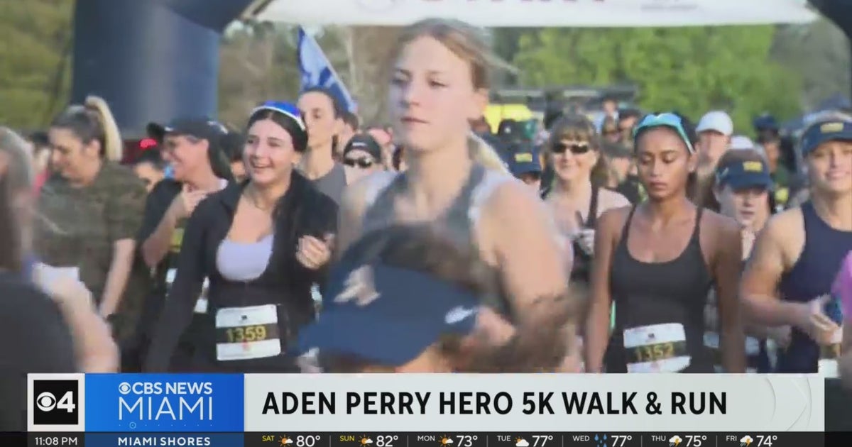 5K walk and run held in honor of Aden Perry - CBS Miami