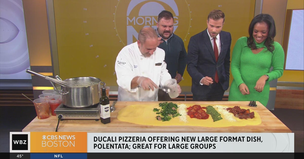 Ducali Pizzeria offering new large format dish called "Polentata" - CBS ...