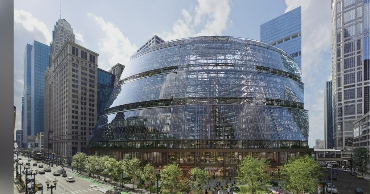 New images of future Google (Thompson Center) building - CBS Chicago