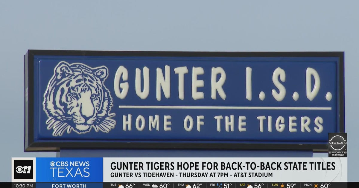 Gunter Tigers hope for back-to-back state titles - CBS Texas