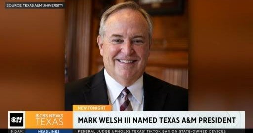 Texas A&M University names new president - CBS Texas
