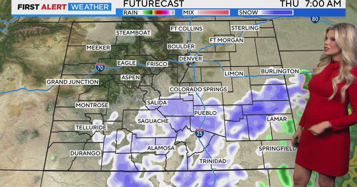 More Snow For Parts Of Colorado On Thursday - CBS Colorado