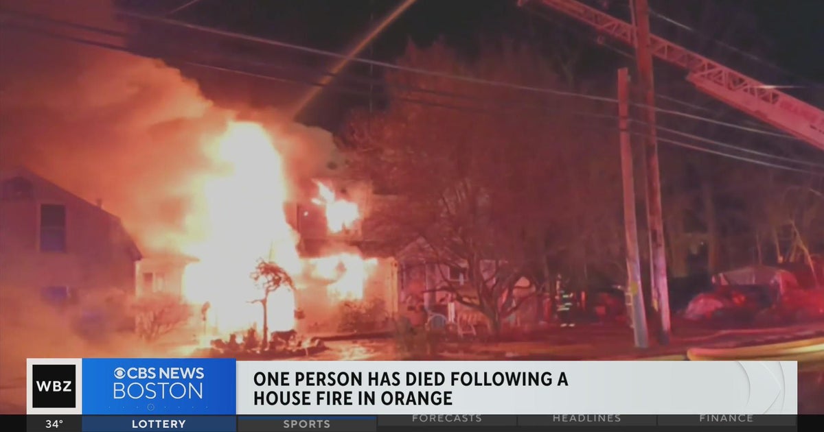 Woman dies following house fire in Orange - CBS Boston