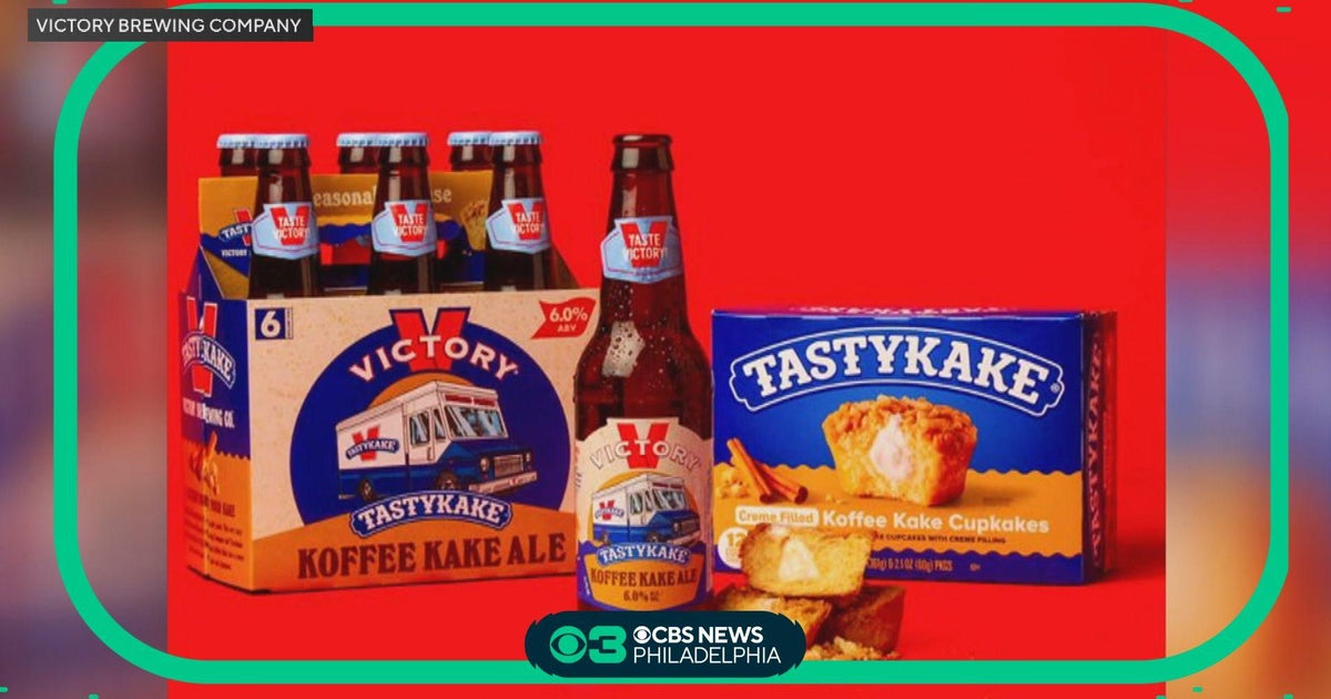 Tastykake, Victory Brewing Company team up for Koffee Kake Ale - CBS ...