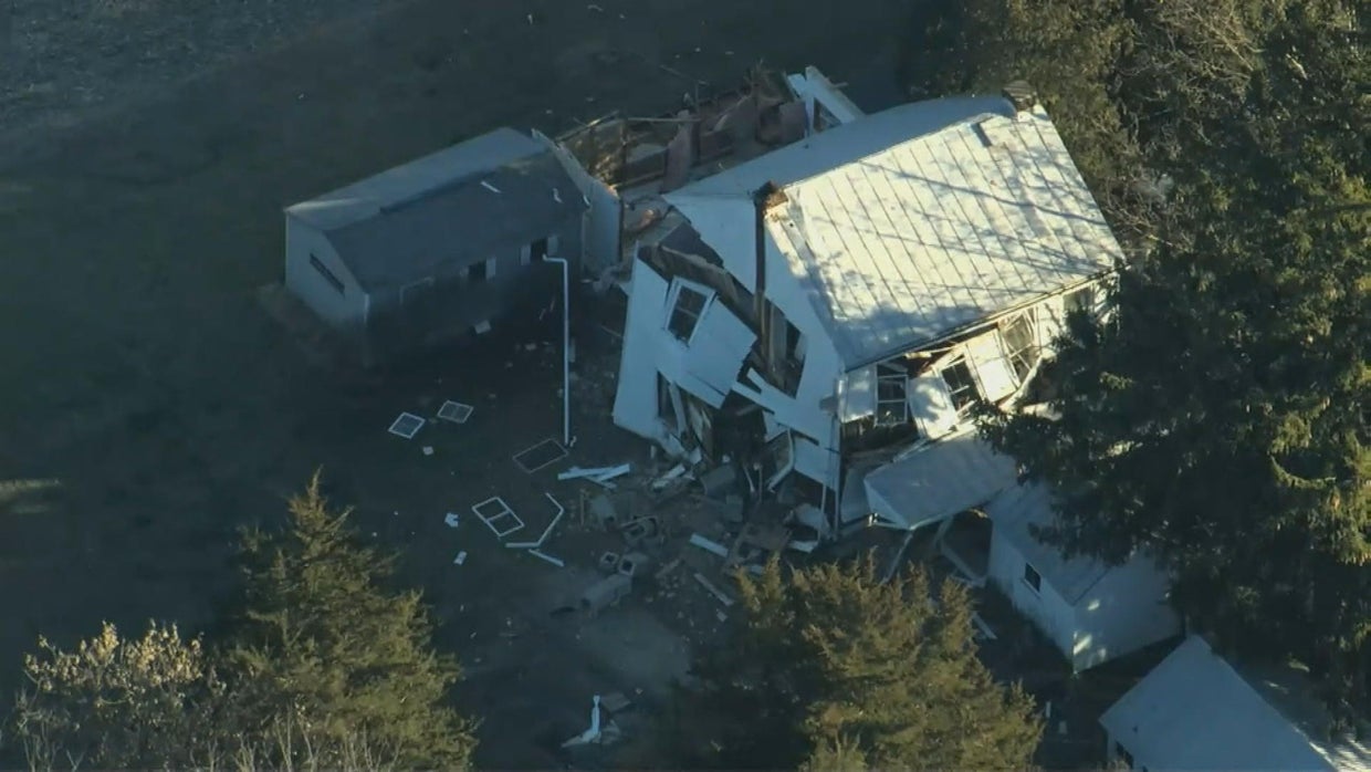 Crews investigating house explosion in Berks County, Pennsylvania - CBS ...