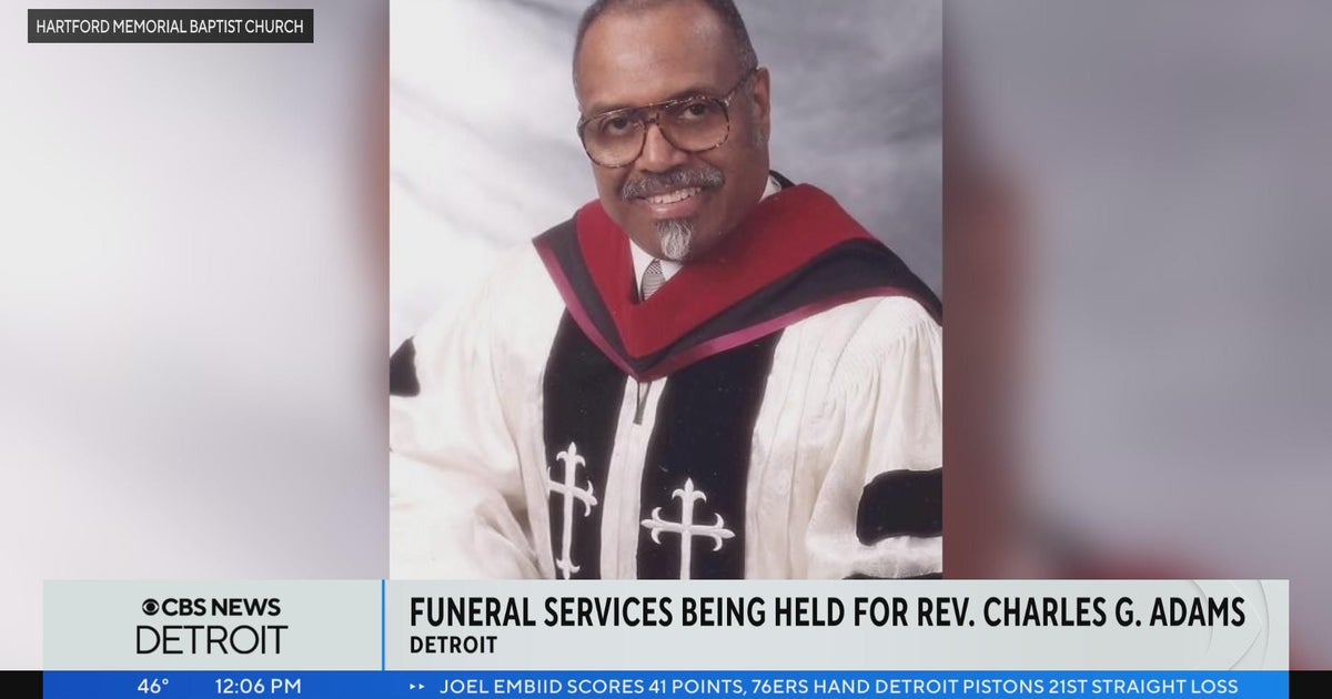 Celebration of life for Rev. Charles Gilchrist Adams - CBS Detroit