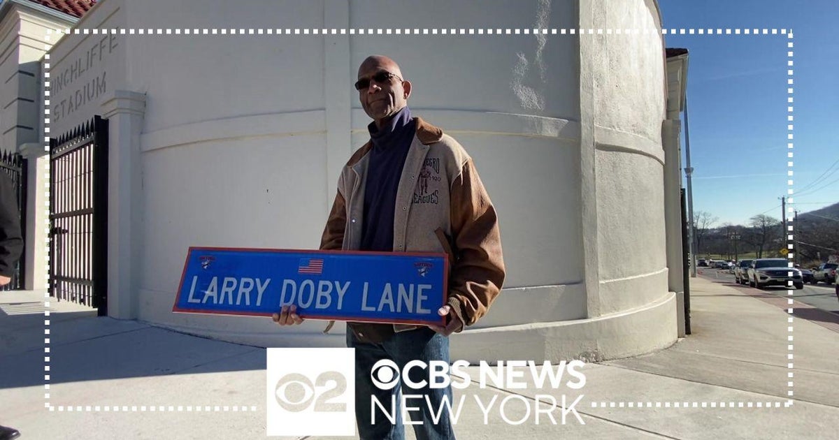 Larry Doby Lane unveiled in Paterson near Hinchliffe Stadium - CBS New York