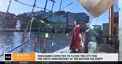 Boston will celebrate 250th anniversary of tea party on Saturday - CBS ...