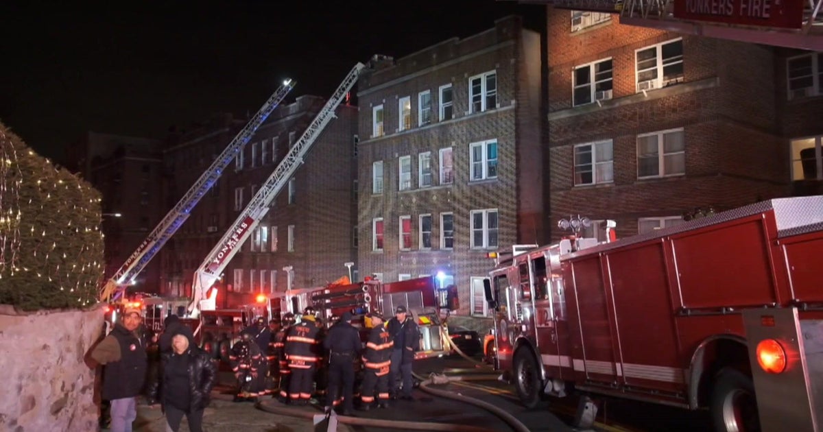 3 people hospitalized in Yonkers apartment fire - CBS New York
